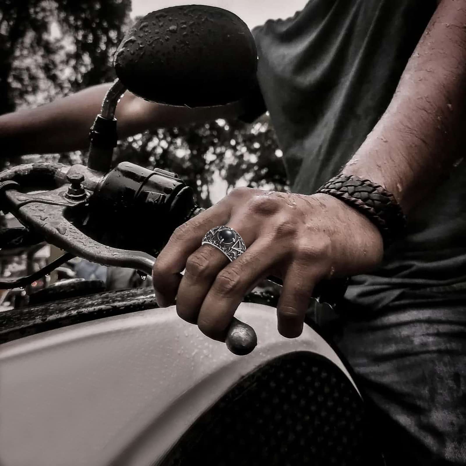 Snapklik.com : Satanic Ring Sigil Of Lucifer Satan Devil Rings For Men ...