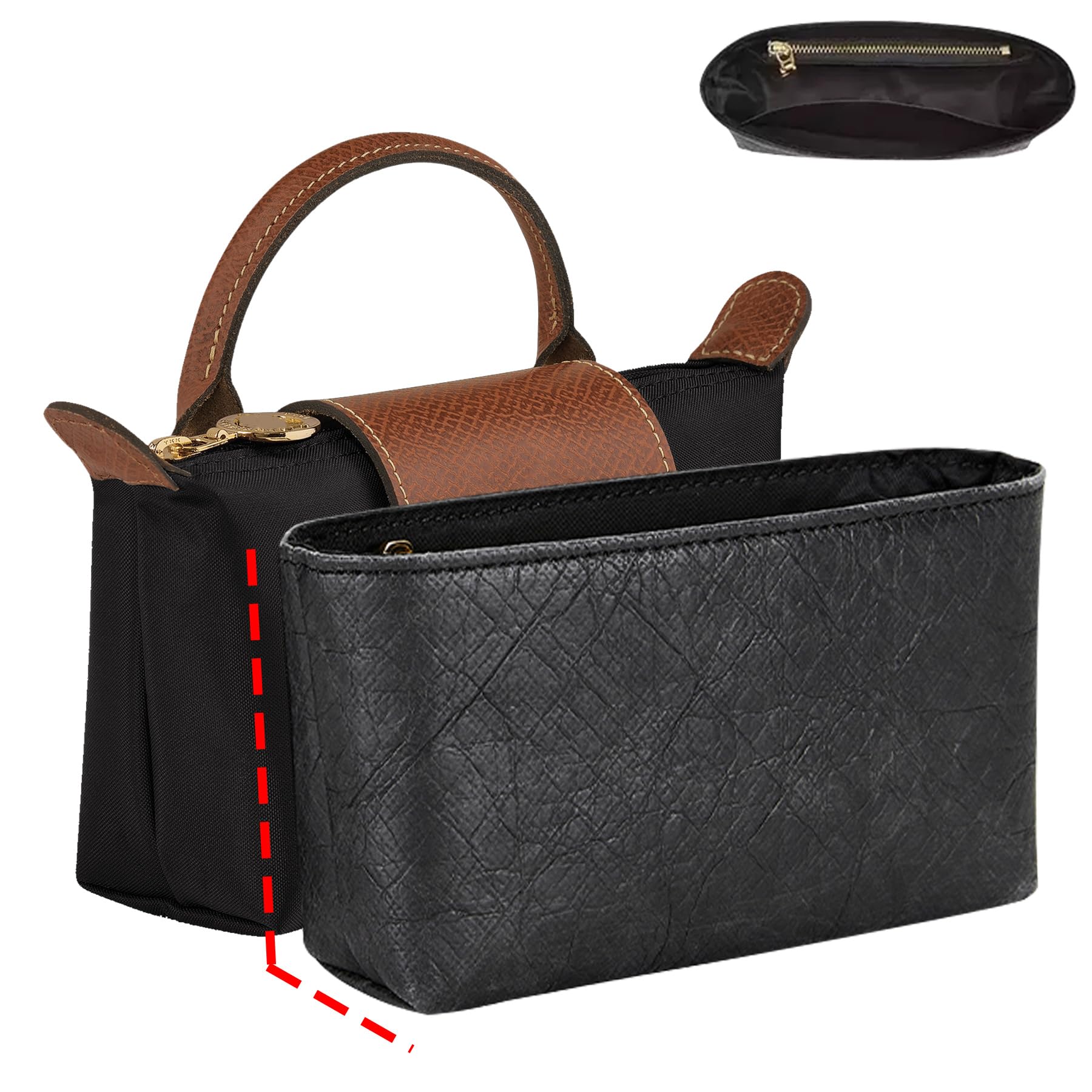 Amazon.com: Doxo Upgraded Mini Bag Organizer Insert Compatible with L ...