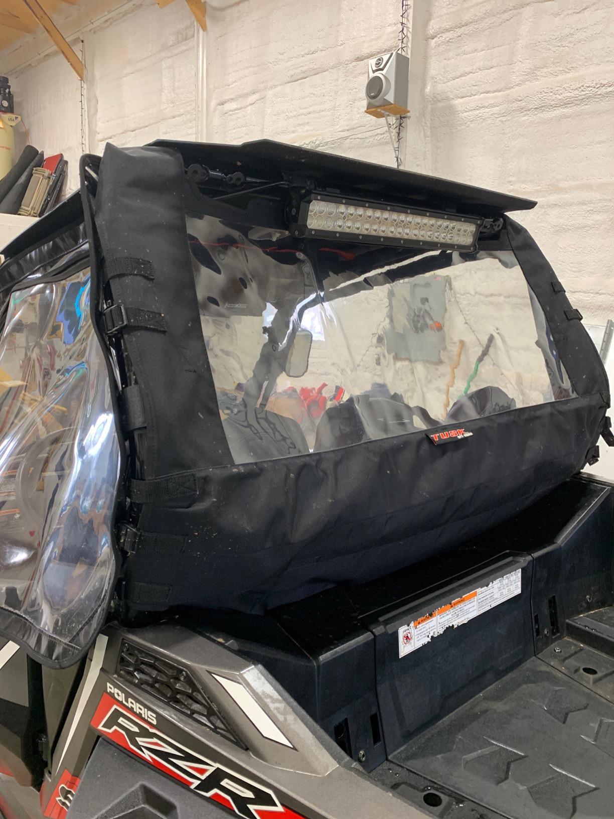 Amazon.com: Tusk UTV Rear Window - Fits: Polaris RANGER RZR XP 4 TURBO ...