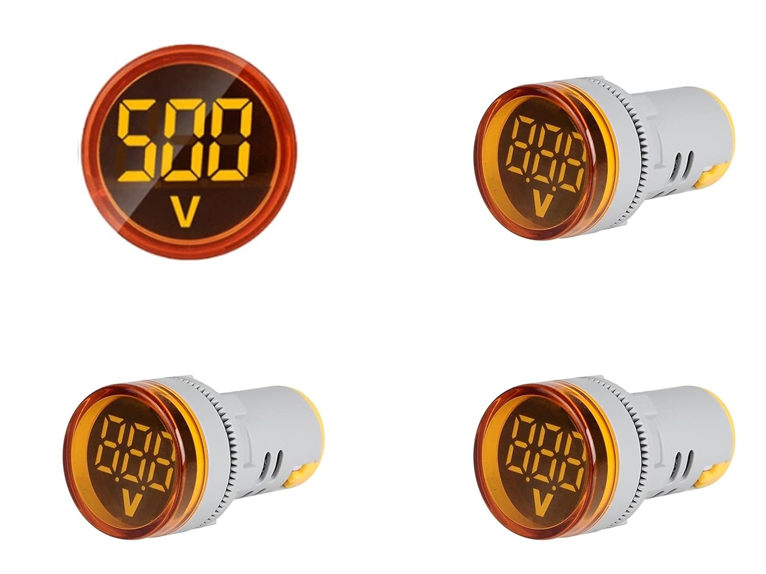 Vendoz Voltage Meter LED Display Gauge Digital Volt Indicator Combo ...
