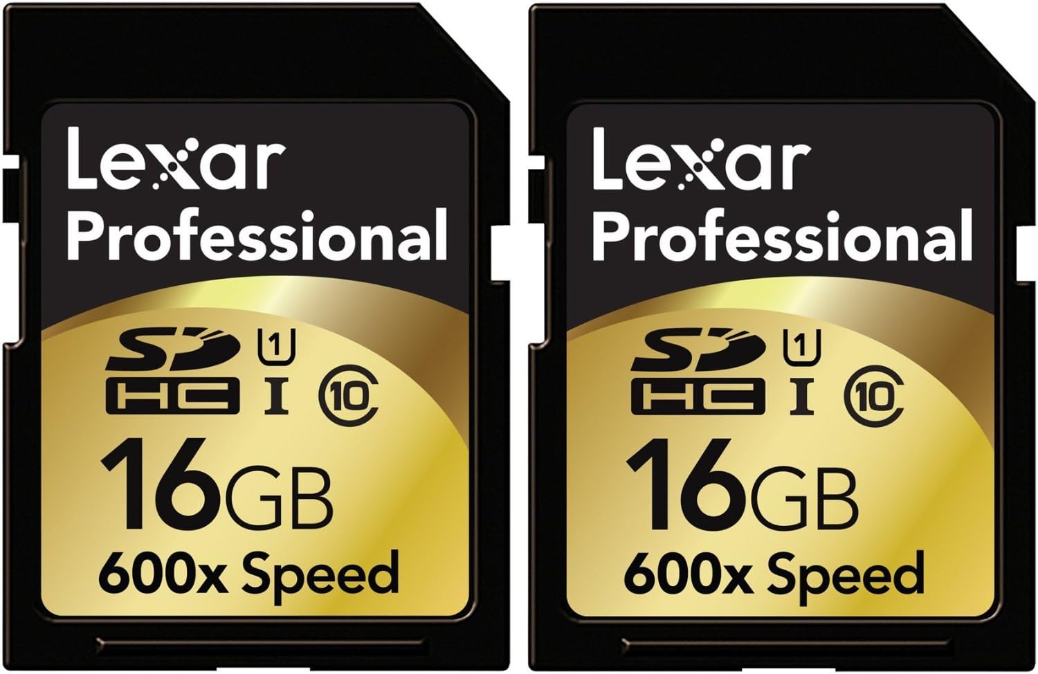 Amazon.com: Lexar Professional 600x 16GB SDHC UHS-I Flash Memory Card 2 ...