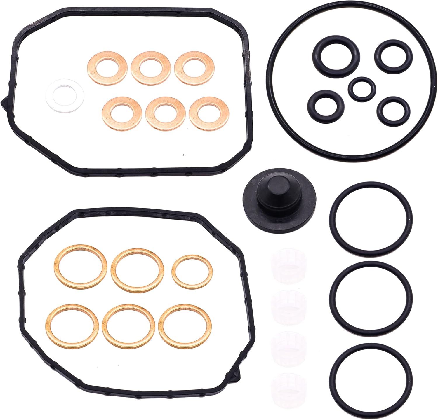 Amazon.com: OXCANO Injection Pump Rebuild Reseal Seal Kit 2467010003 ...