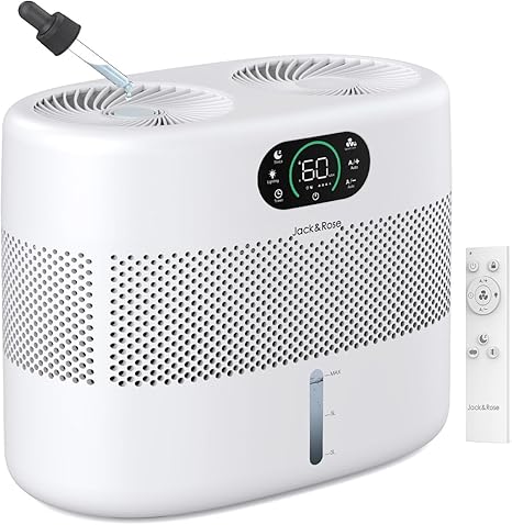 Amazon.com: Reuseable Wick Evaporative Humidifier for Bedroom Quiet ...