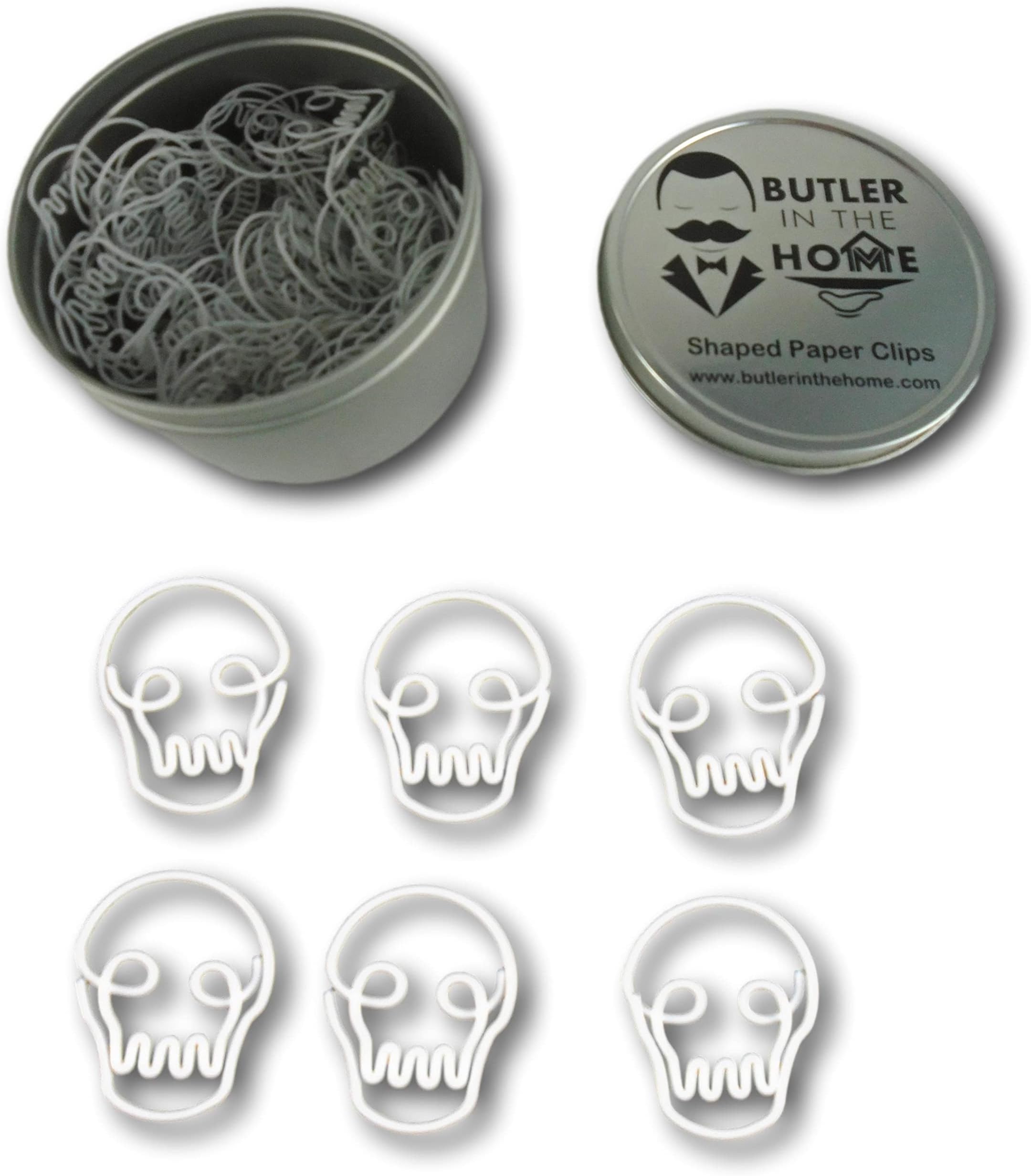 Amazon.com: Butler in the Home 100 Count Skull Head Skeleton Shaped ...