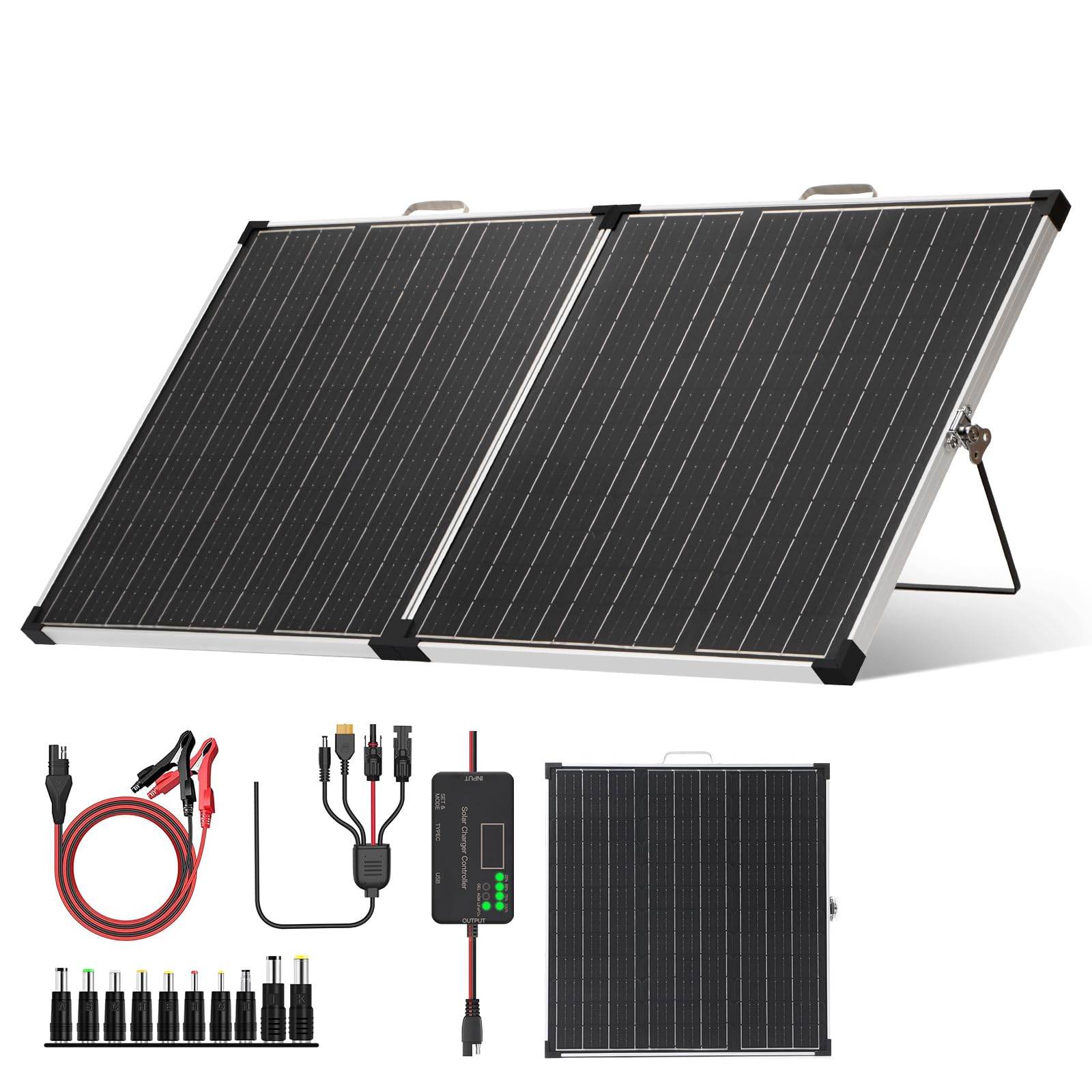 Snapklik.com : Panana 110W 12V Portable Solar Panel For Power Station ...