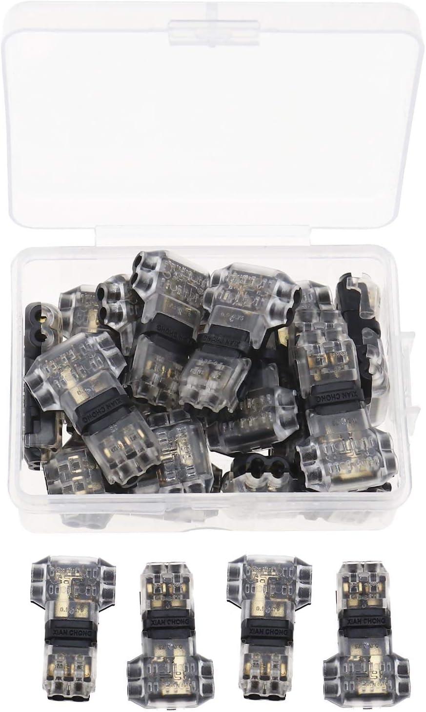 Create idea 15pcs 2 Pins T Tap Electrical Wire Splice Connector for 18 ...
