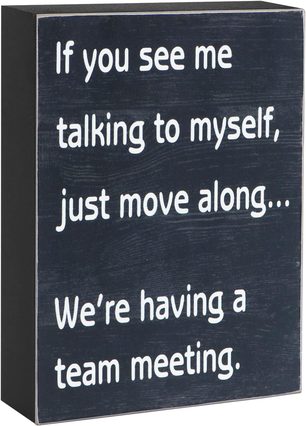 Amazon.com: Esur Funny Office Desk Decor Box Sign,Engineered Wood ...