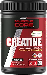 Muscle Core Creatine (Creapure®) I 100% Pure Monohyderate Creatine I ...