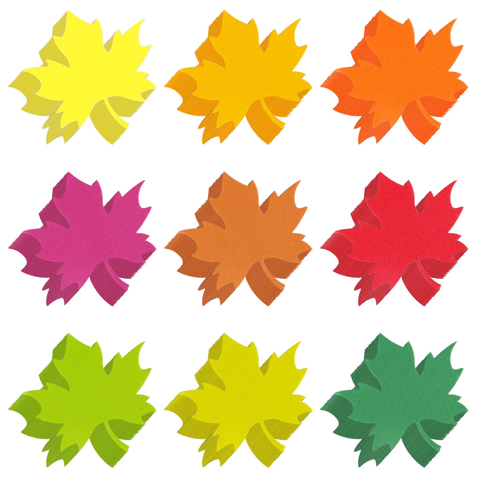 Thanksgiving Craft Supplies 360 Piece Maple Leaf Cutouts - Assorted ...