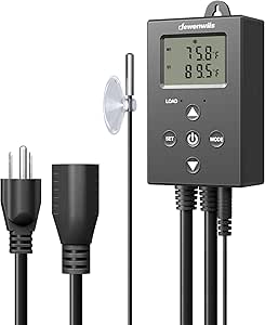 Amazon.com: DEWENWILS Digital Temperature Controller Thermostat Outlet ...