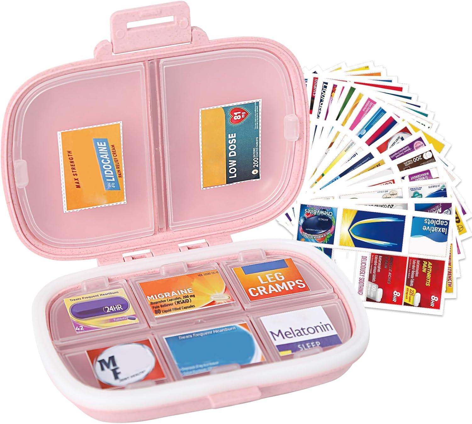 Amazon.com: GIURKUU DIY Mini Pharmacy with Brand Labels, Dampproof Mini ...