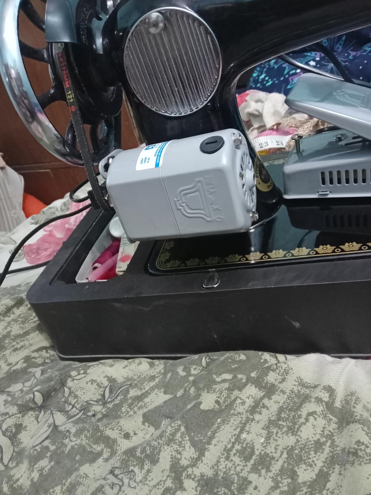 Iron Sewing Machine Motor Kit With Pedal, 110 Watts, 7000 Rpm, 220 ...