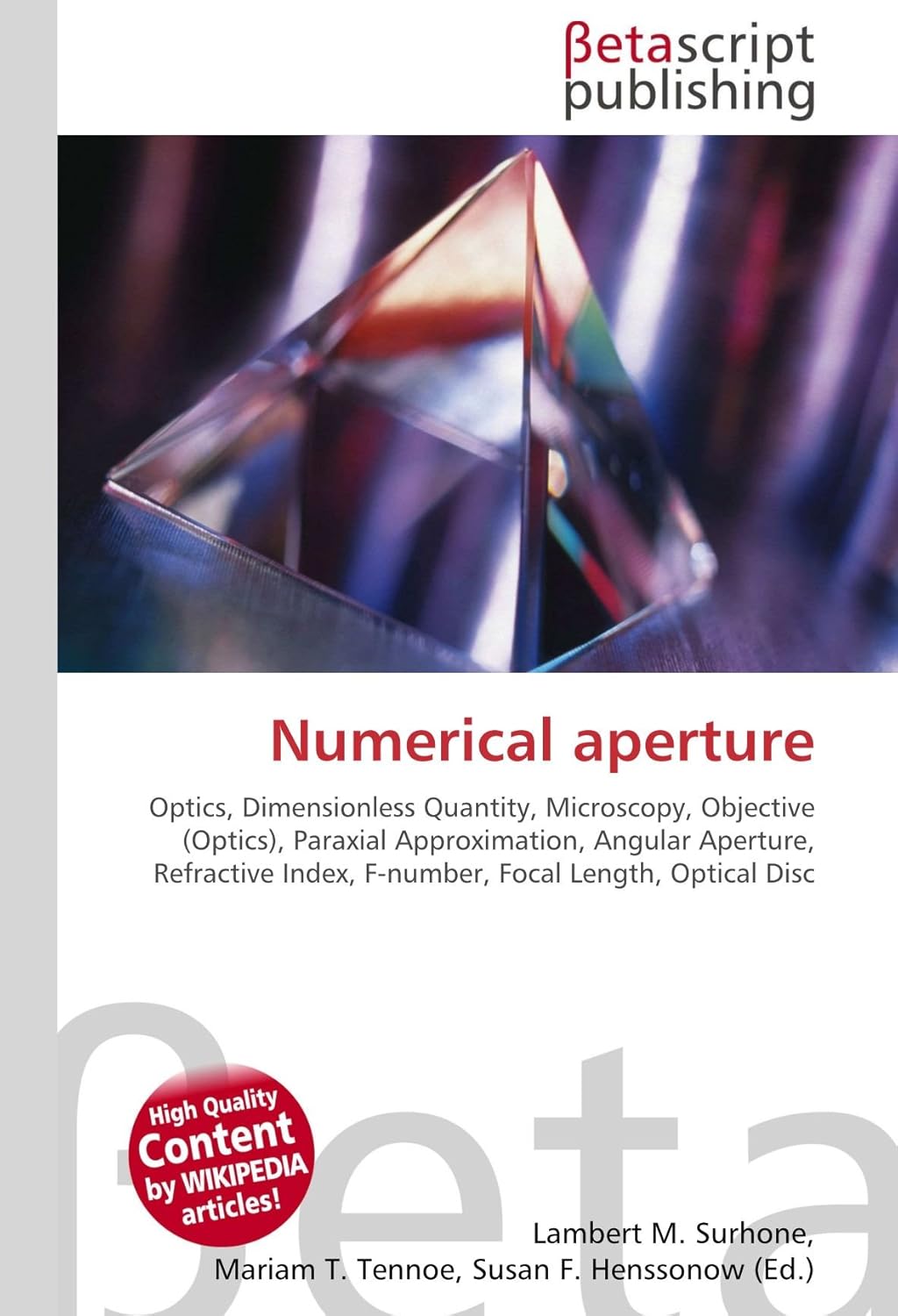 Buy Numerical aperture: Optics, Dimensionless Quantity, Microscopy ...