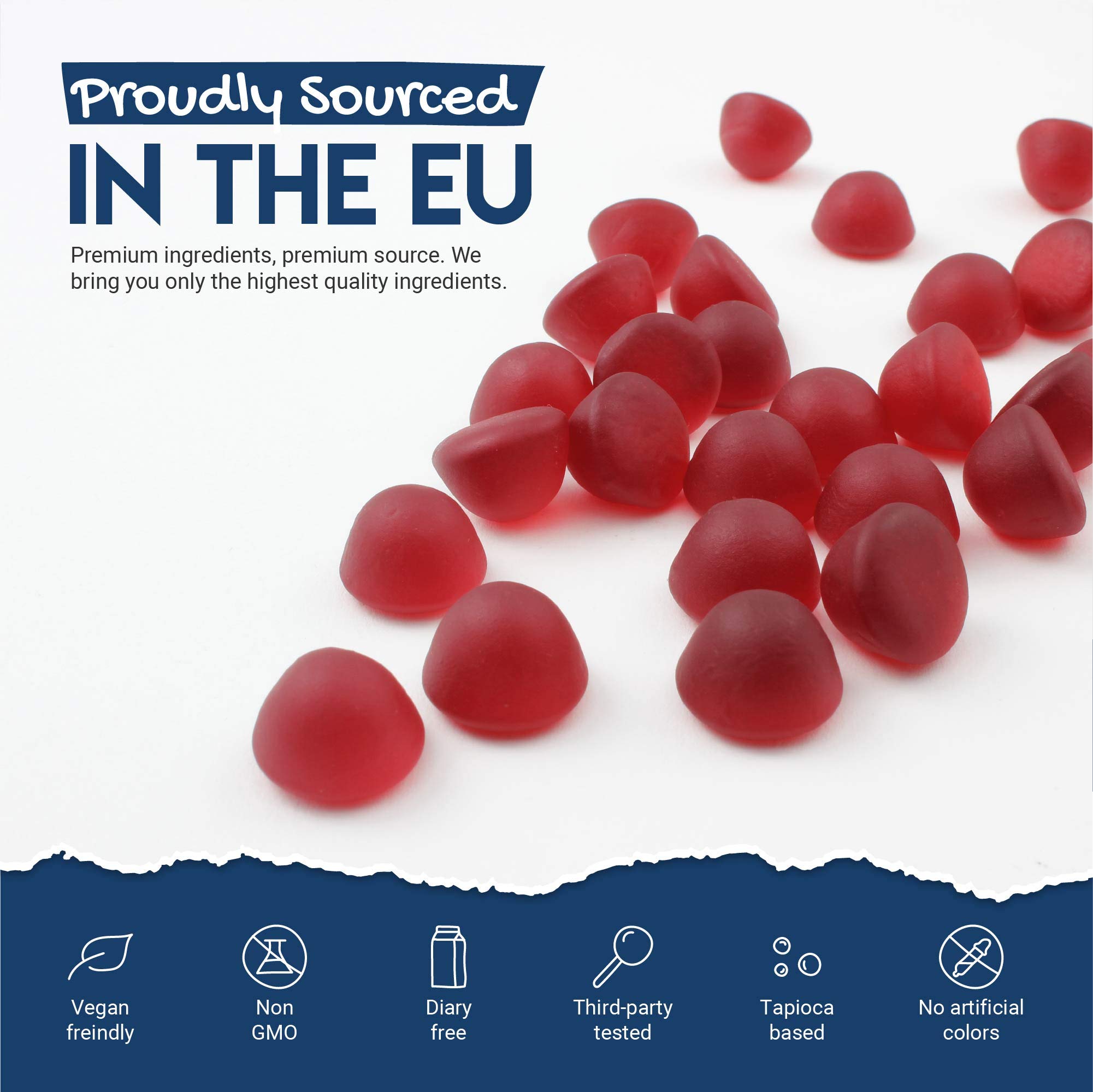 Buy Adults Probiotics Tapioca Gummies - 5B CFU Bacillus Coagulans Live ...