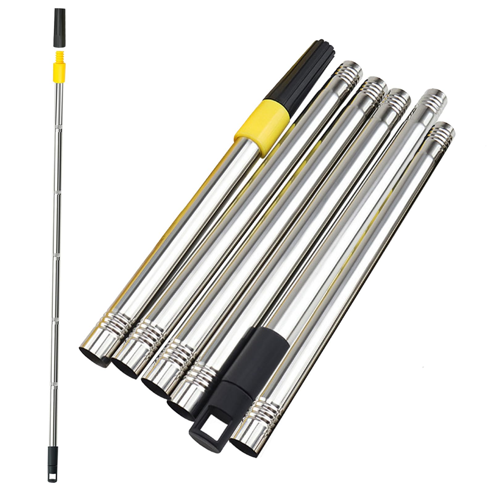 Paint Roller Extension Pole with Screwed Fit and Push Fit, 6 Sections ...