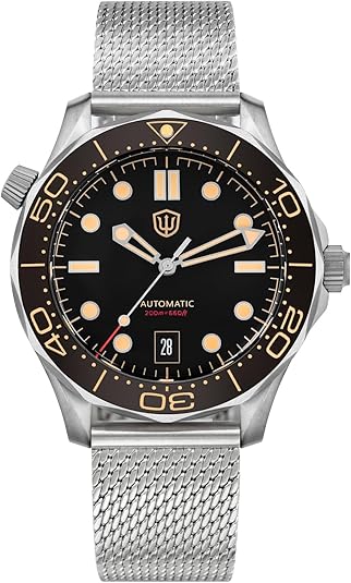 Amazon.com: watchdives NH35/NH38 Automatic Watches for Men, WD007 ...