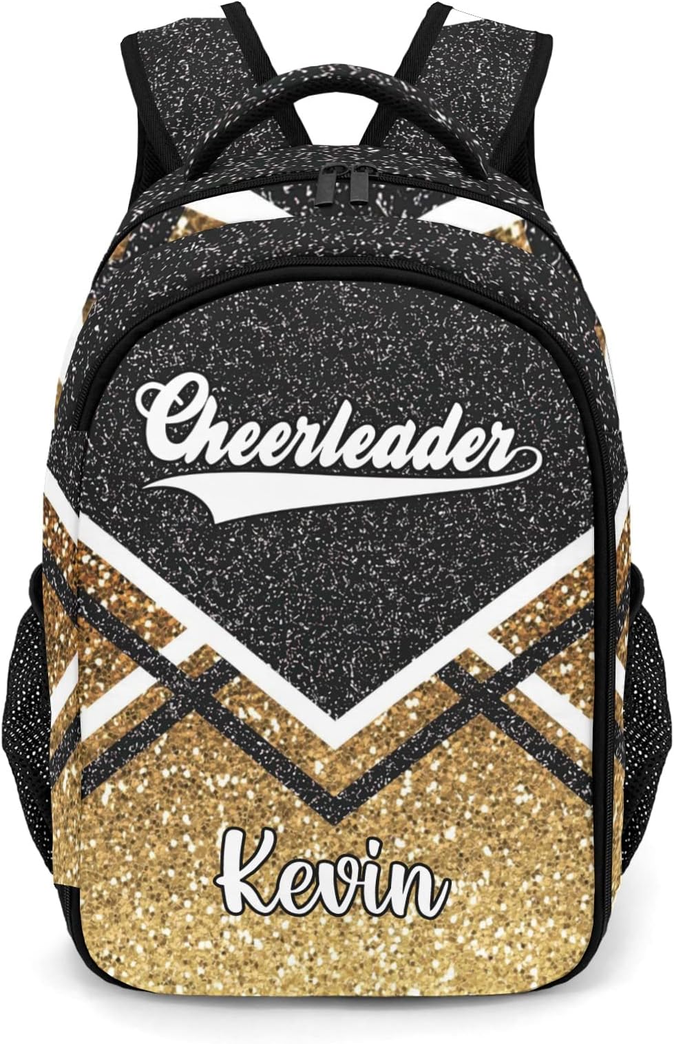Amazon.com | Zaaprint Golden Print Waterproof Cheer Cheerleaders ...