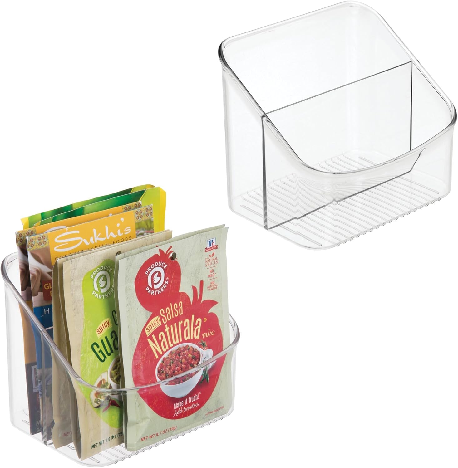 Amazon.com: iDesign Divided Packet Organizer for Kitchen and Pantry ...