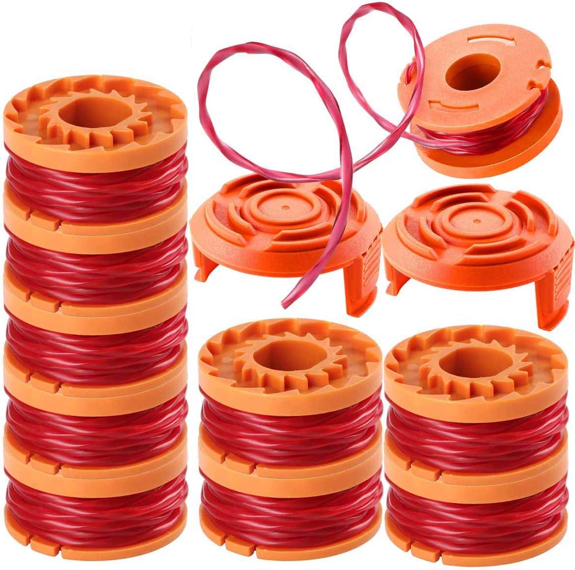 Amazon.com : YHLFOOZ Edger Spools Replacement 10ft 0.065" for Worx ...
