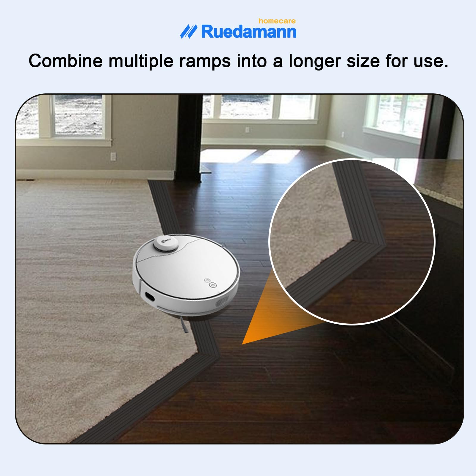 Snapklik.com : 0.4" Rise PVC Threshold Ramp For Doorways, 1700 Lbs Load ...