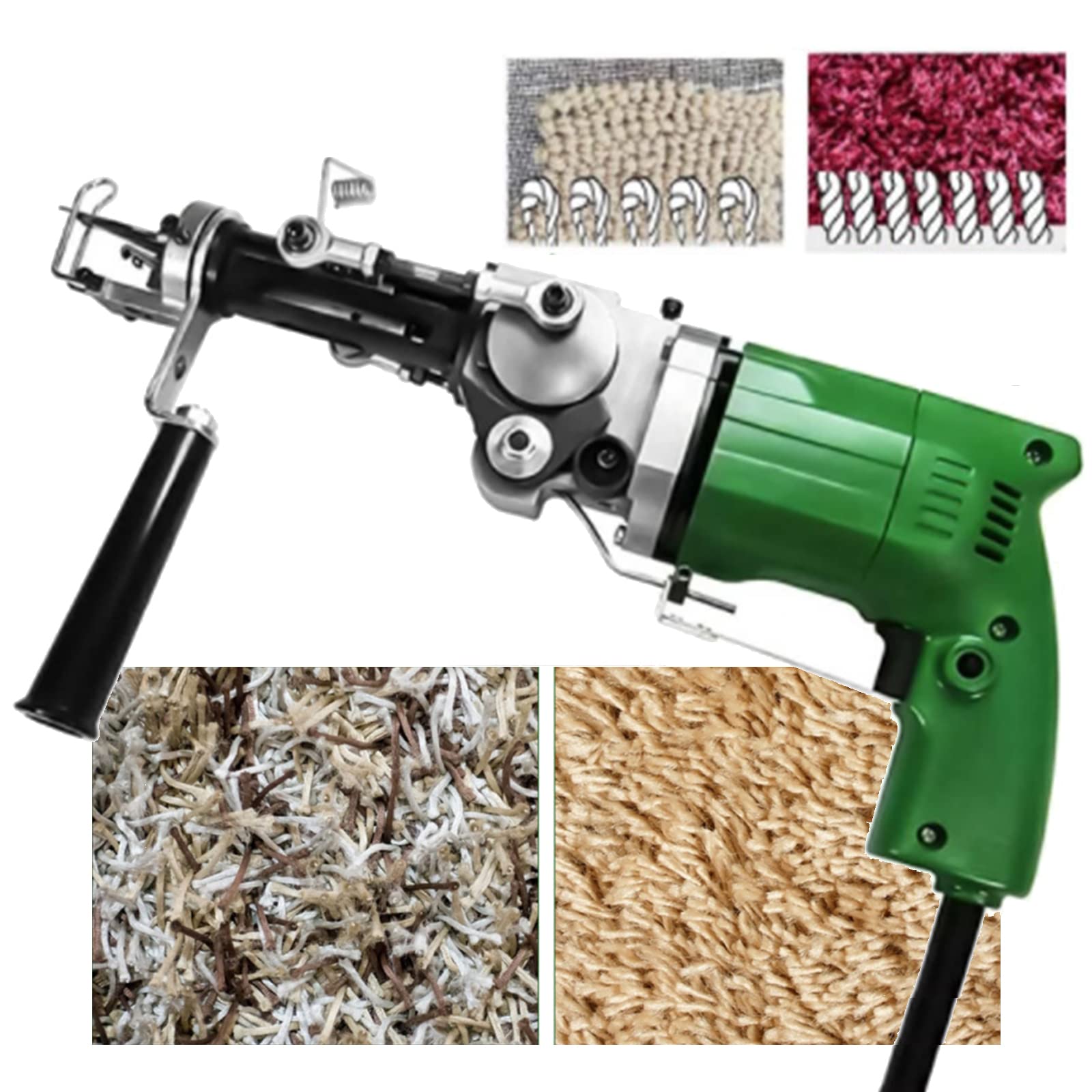 Buy YANGH 2-In-1 Tufting , Pile And Loop Cutting, Carpet Weaving ...