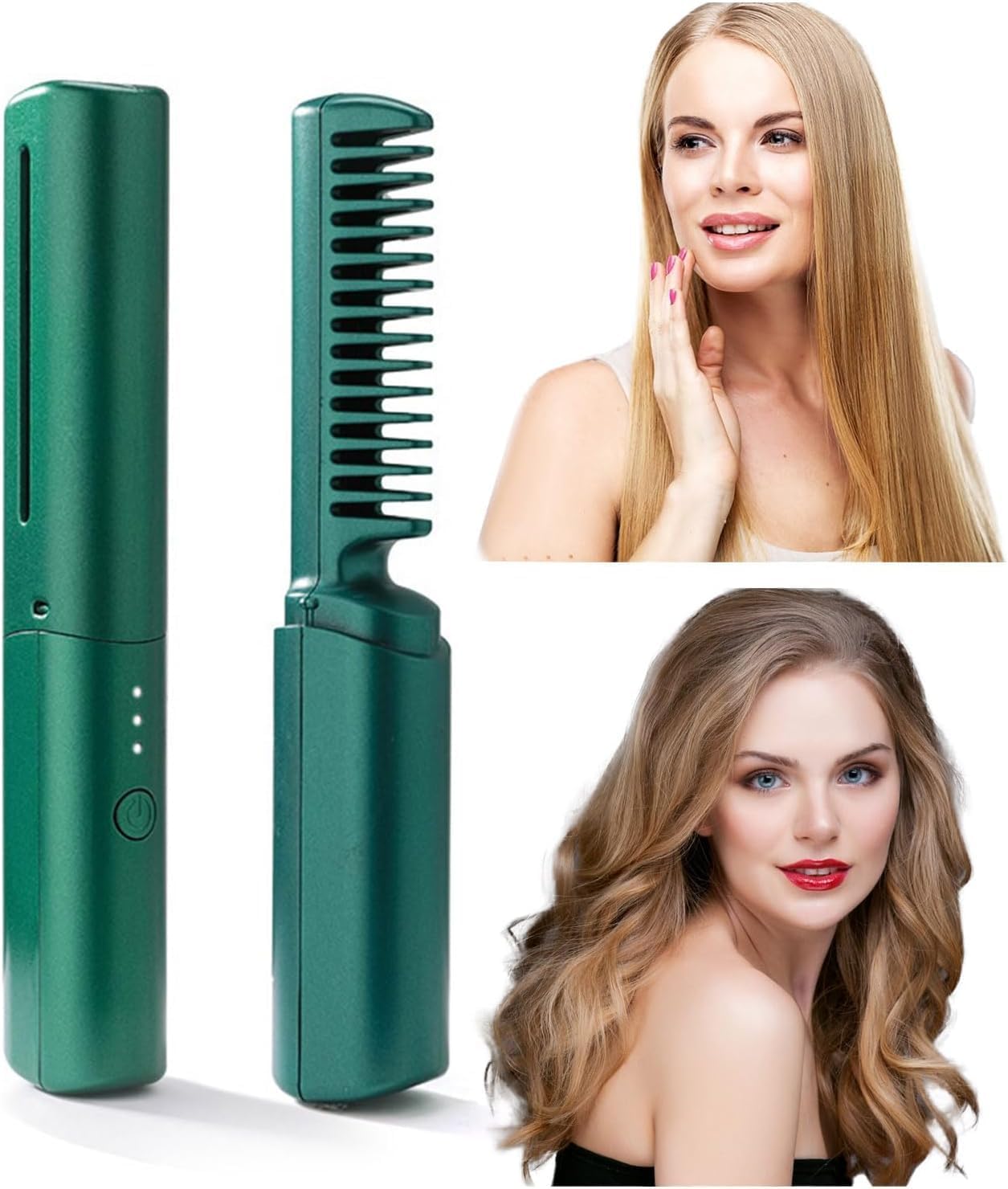 Amazon.com : Rechargeable Mini Hair Straightener, Portable Cordless ...