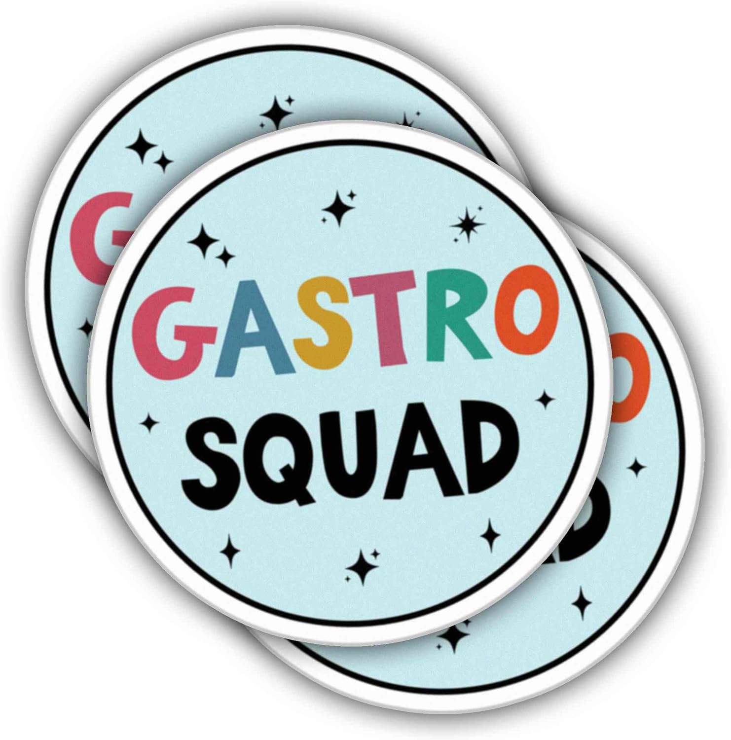 Amazon.com: (3pcs 3x3in) Gastro Doctor Stickers Gastro Nurse Stickers ...