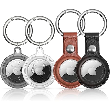 Amazon.com: 1 Pack Airtag Holder Accessories, Silicone Airtag Keychain ...