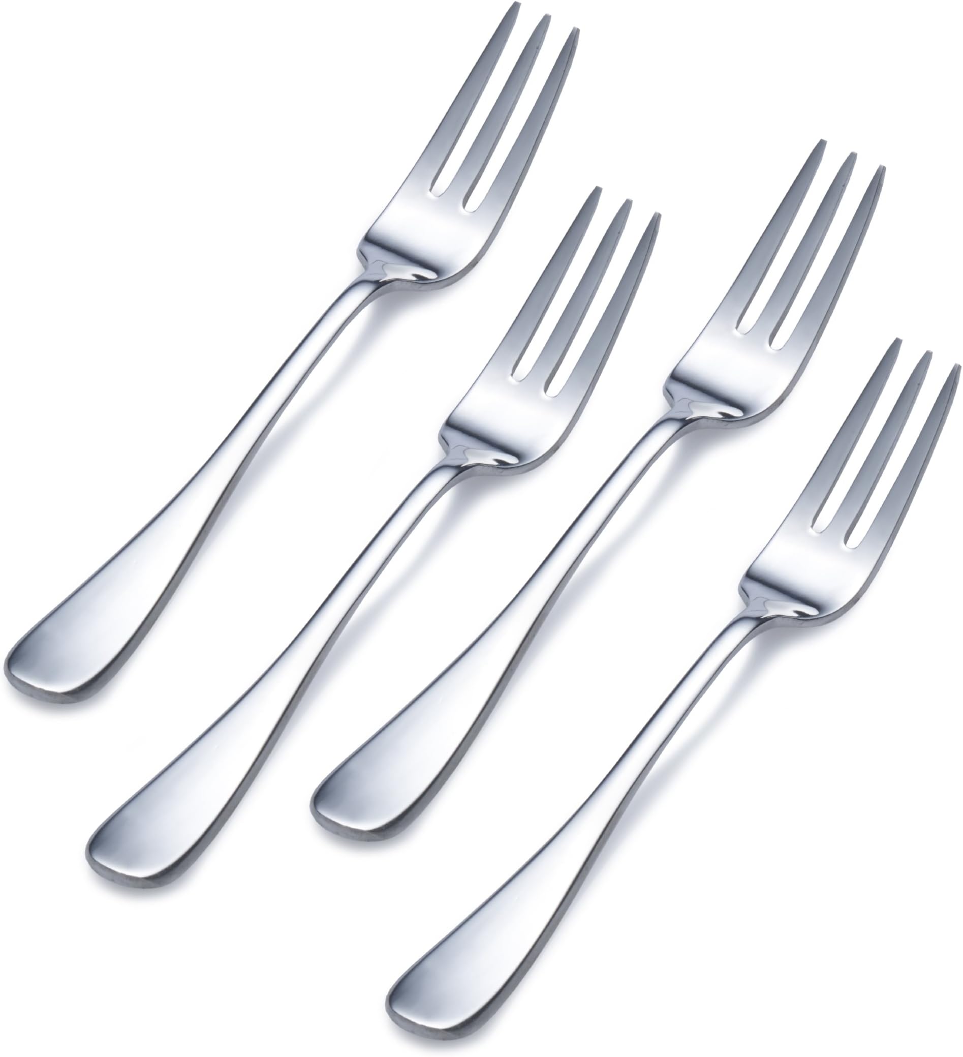 Amazon.com: Gourmet Settings Twist Cocktail Forks Stainless Steel Set ...