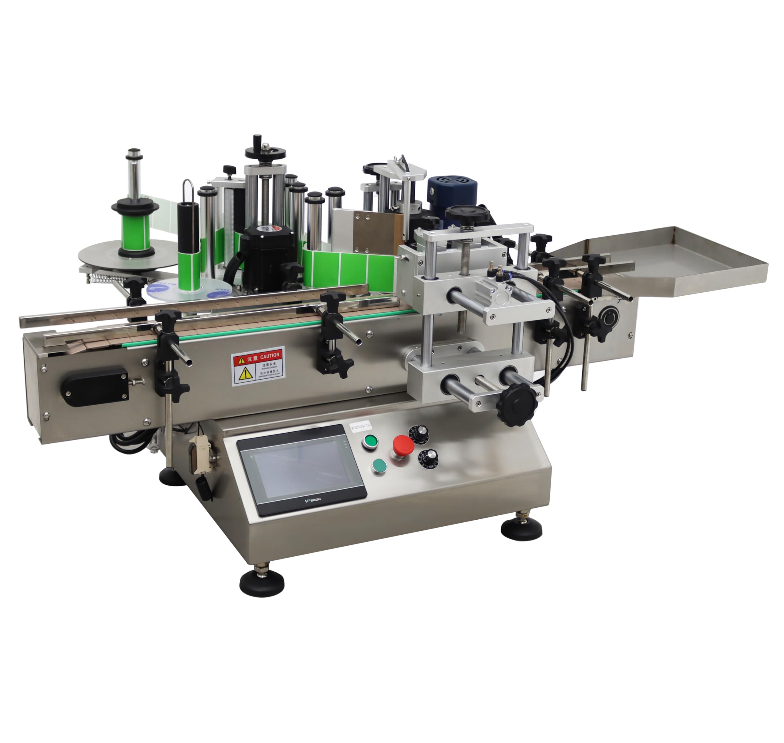 Amazon.com: PreAsion Automatic Round Bottle Labeling Machine Label ...