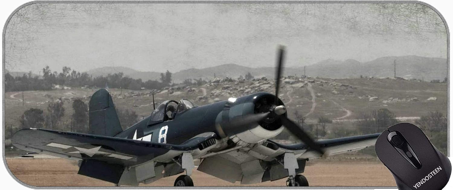 Amazon.com : Full Desk XXL Extended Gaming Mouse Pad,ww2 Aircraft ...
