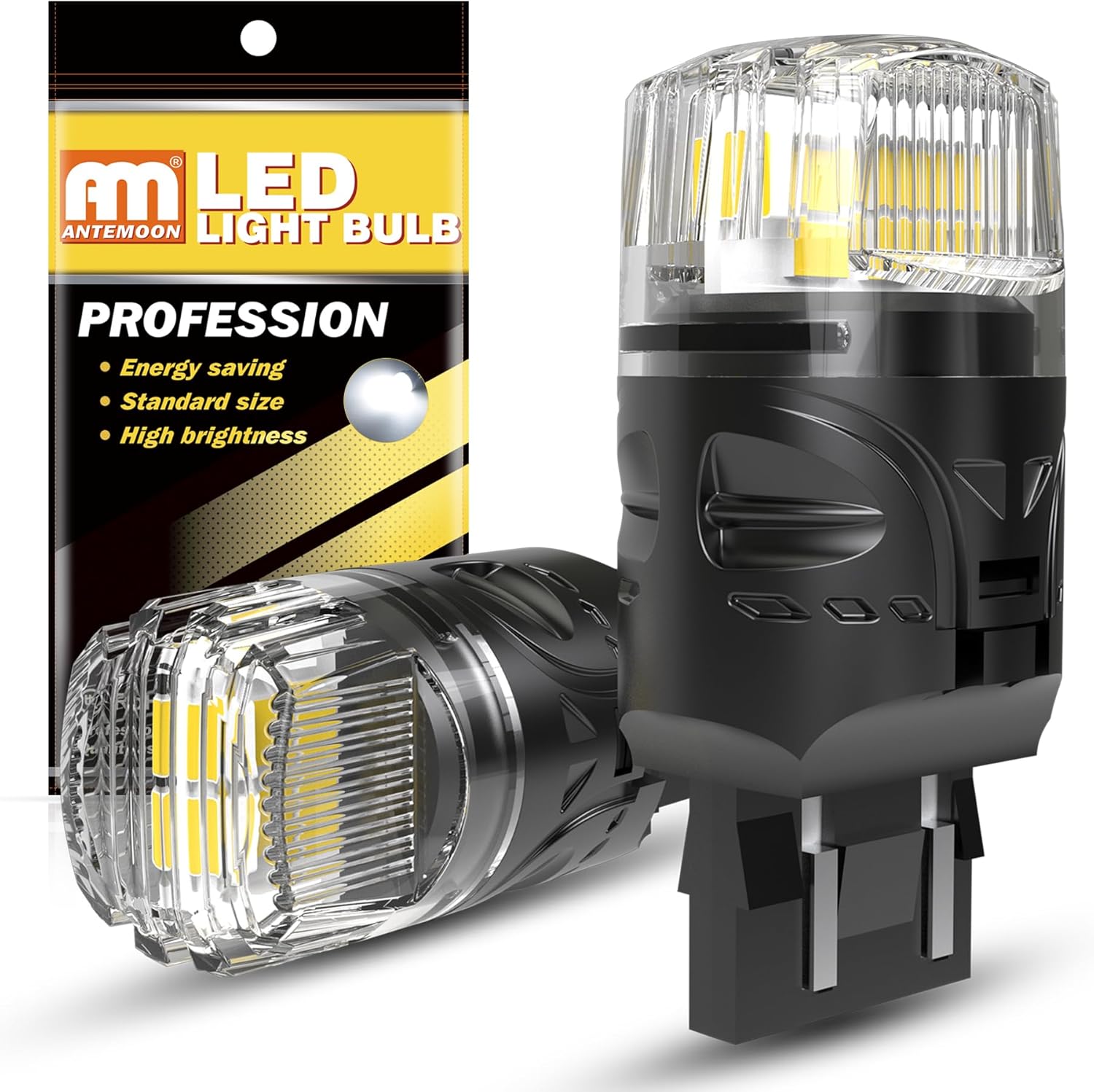 ANTEMOON W21/5W 7443 T20 Lampadine LED 12V Ampia Tensione 8 Watt Super Luminoso Luce 6000K ...