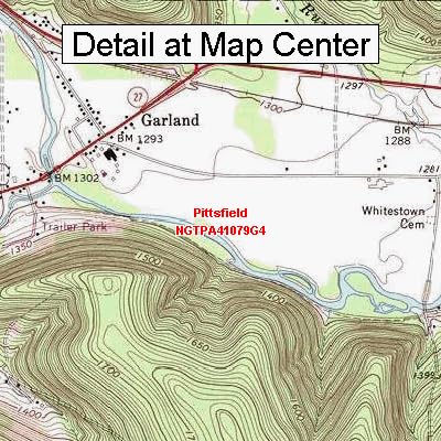 Amazon.com: USGS Topographic Quadrangle Map - Pittsfield, Pennsylvania ...