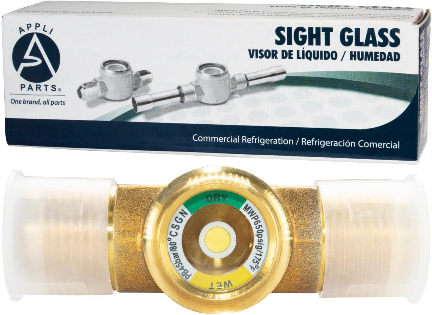 Amazon.com: Appli Parts APSG-58A 5/8 in Sight Glass and liquid moisture ...