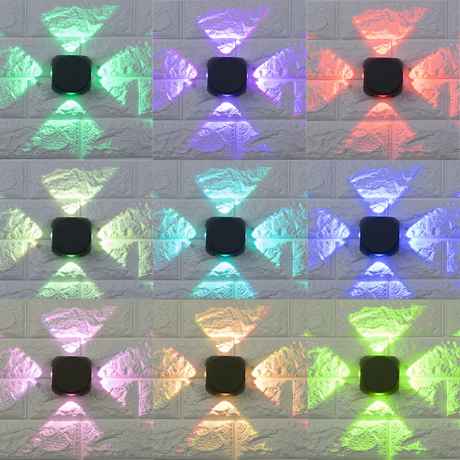 INVENTAA 8W Ignite Auto Colour Change Outdoor Wall Lights | Outdoor ...