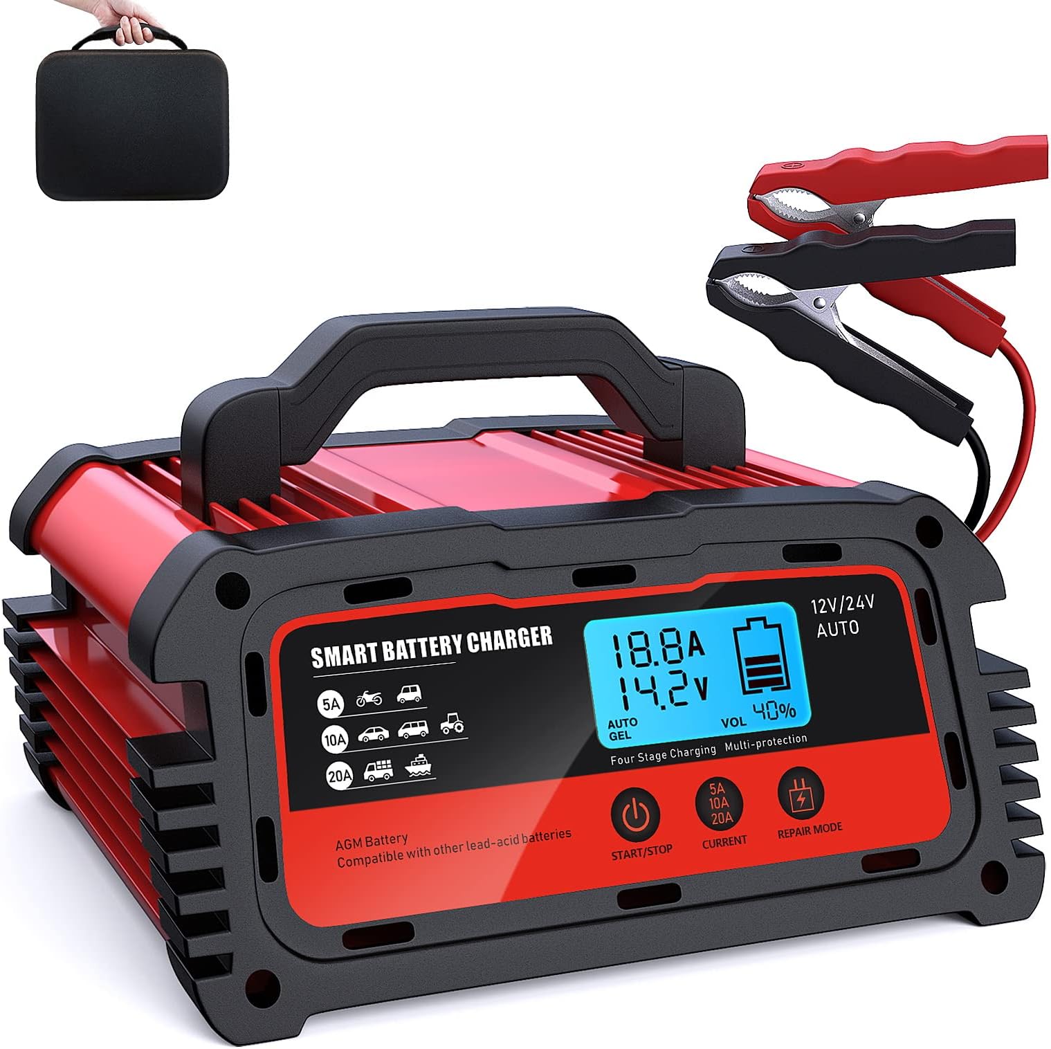 Amazon.com: Dual Battery Isolator 12V 140 Amp Dual Battery Isolator ...