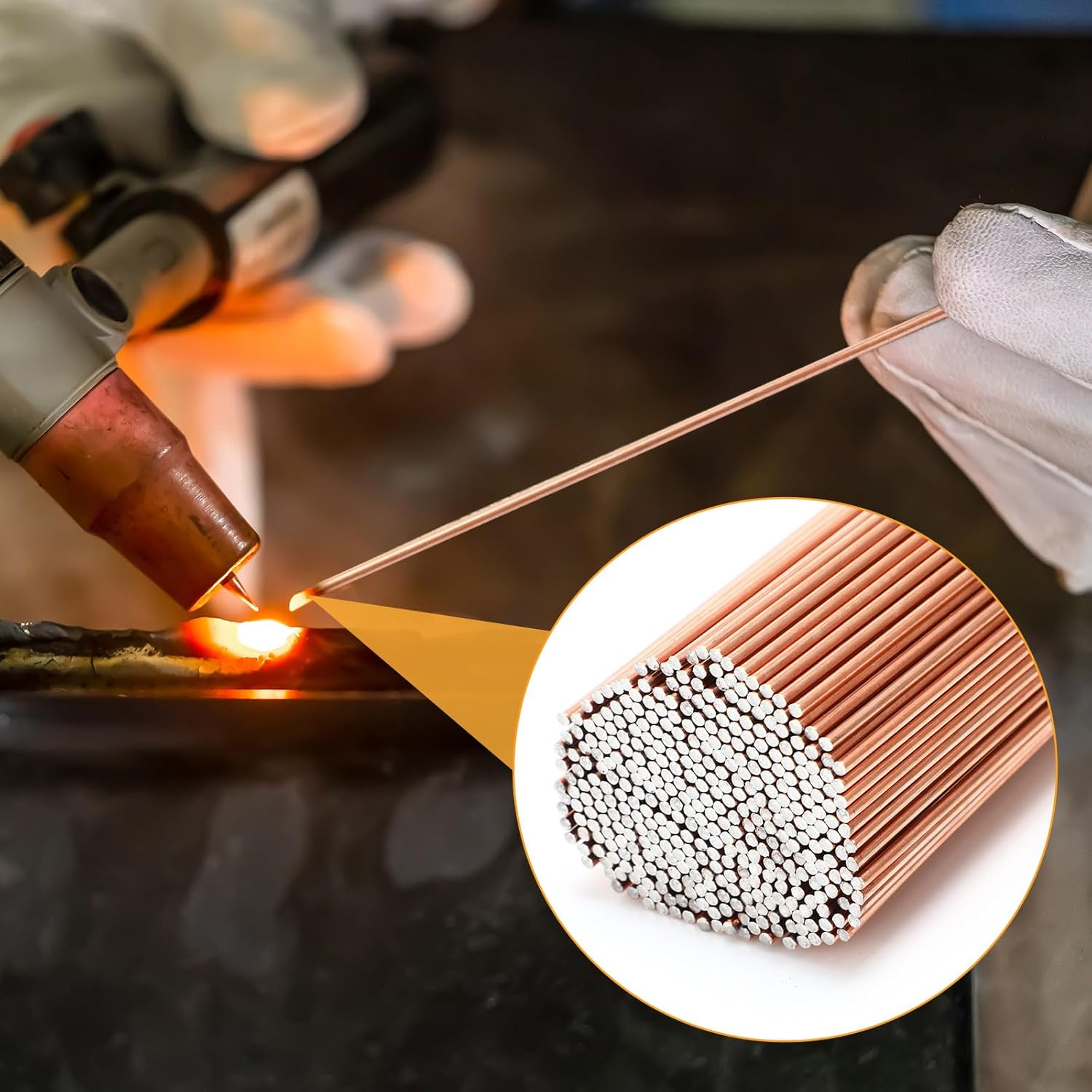 Zonon Varilla de soldadura TIG de acero suave ER70s-6 116 «x16» Equipo ...