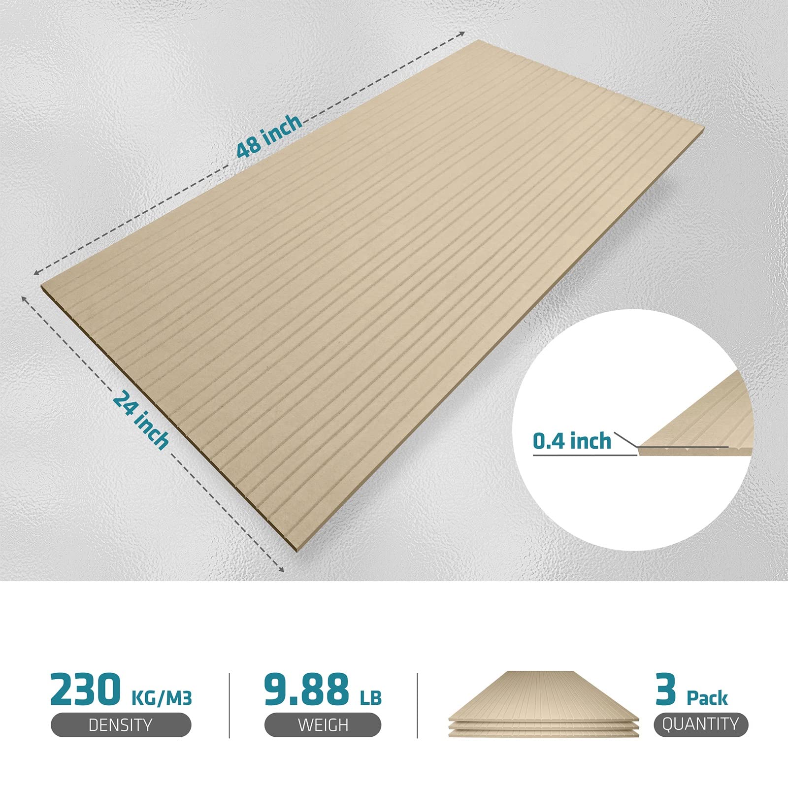 UMIACOUSTICS Art Acoustic Panels Sound Absorbing 3 Pack Premium ...