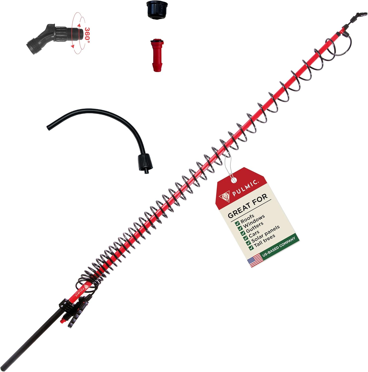 Amazon.com: PULMIC Extensible Telescopic Sprayer Lance 16.4ft with ...