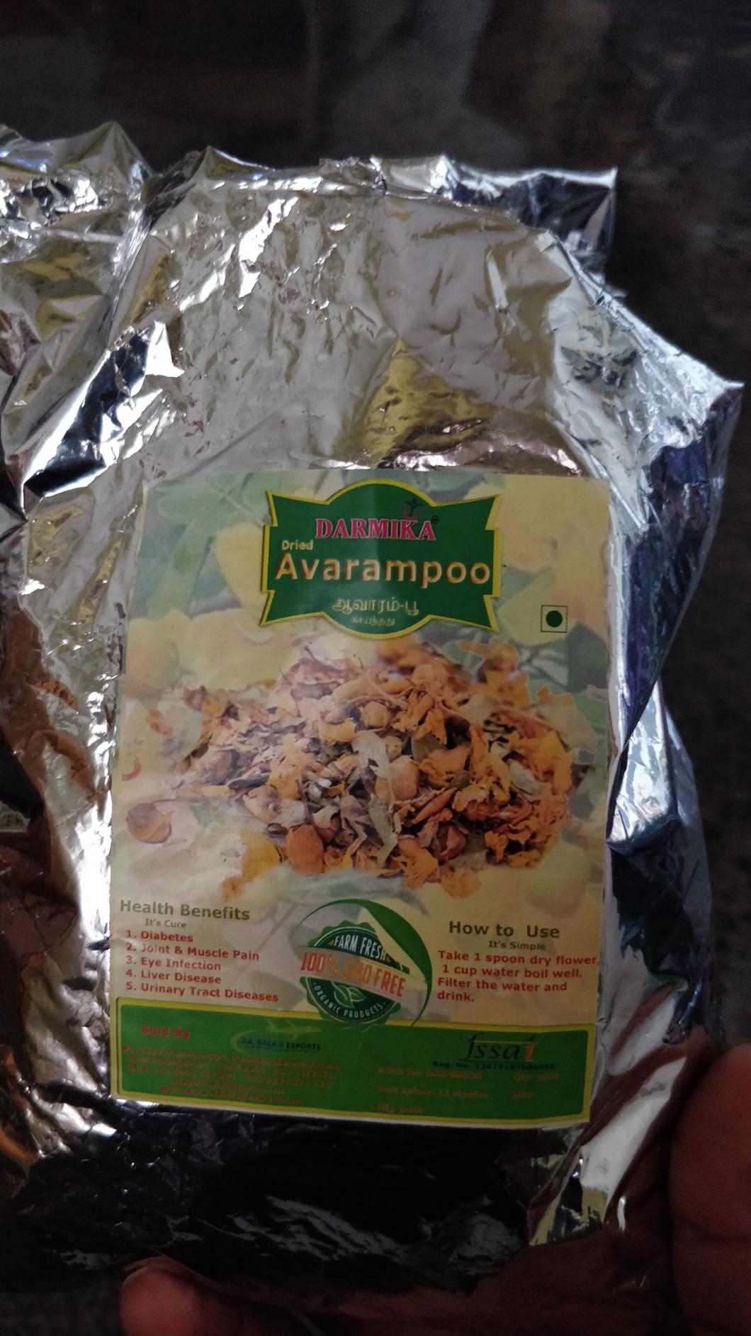 Saara HERBAL FRESH Dried Avarampoo Flower, 450g | Dry Avarampoo | Senna ...