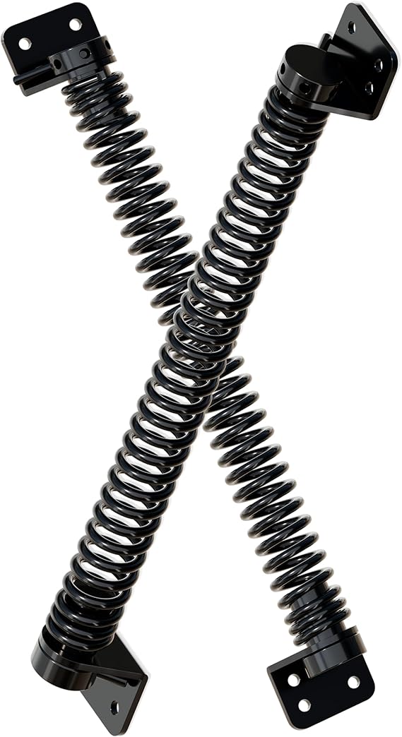 DURIGID 11-1/2" Black Gate Spring Fence Gate Spring Self Closing ...