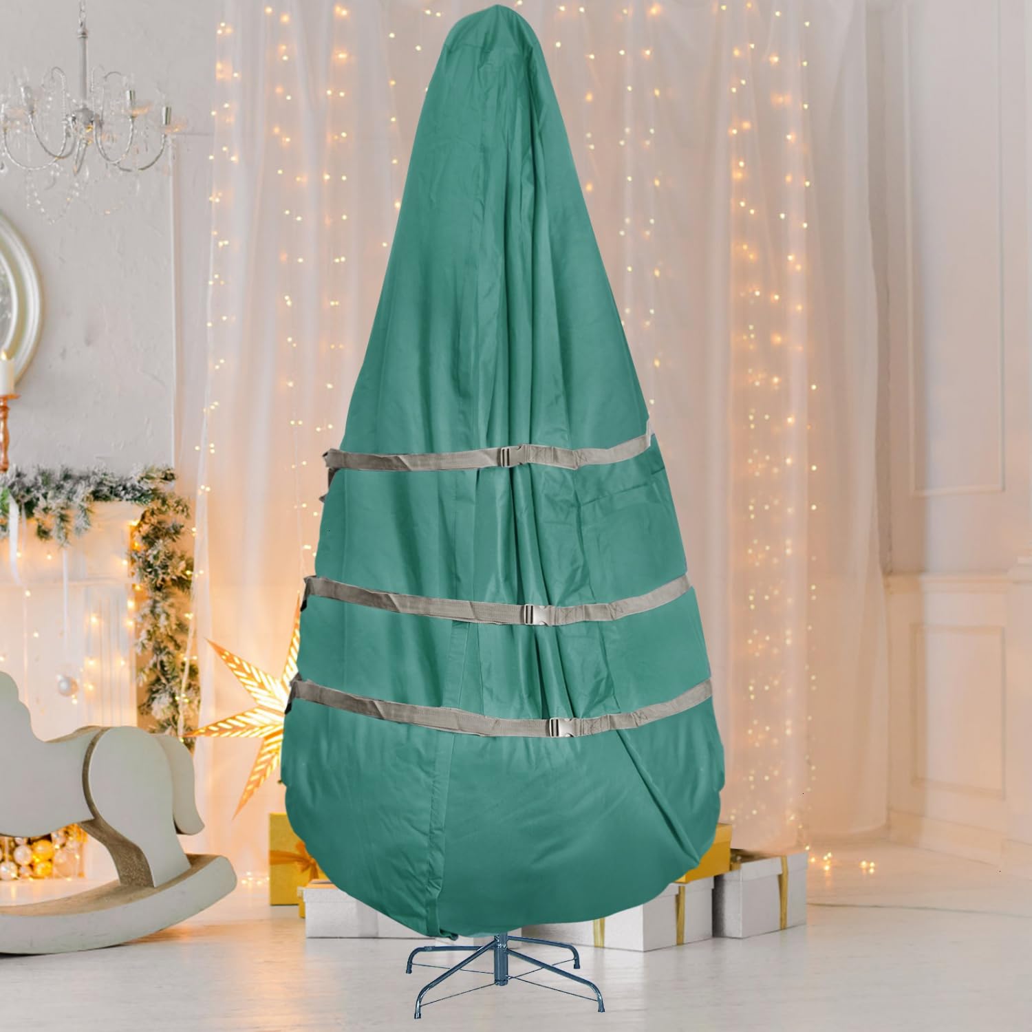 Premium Upright Christmas Tree Storage Bag Heavy Duty 600D Canvas ...