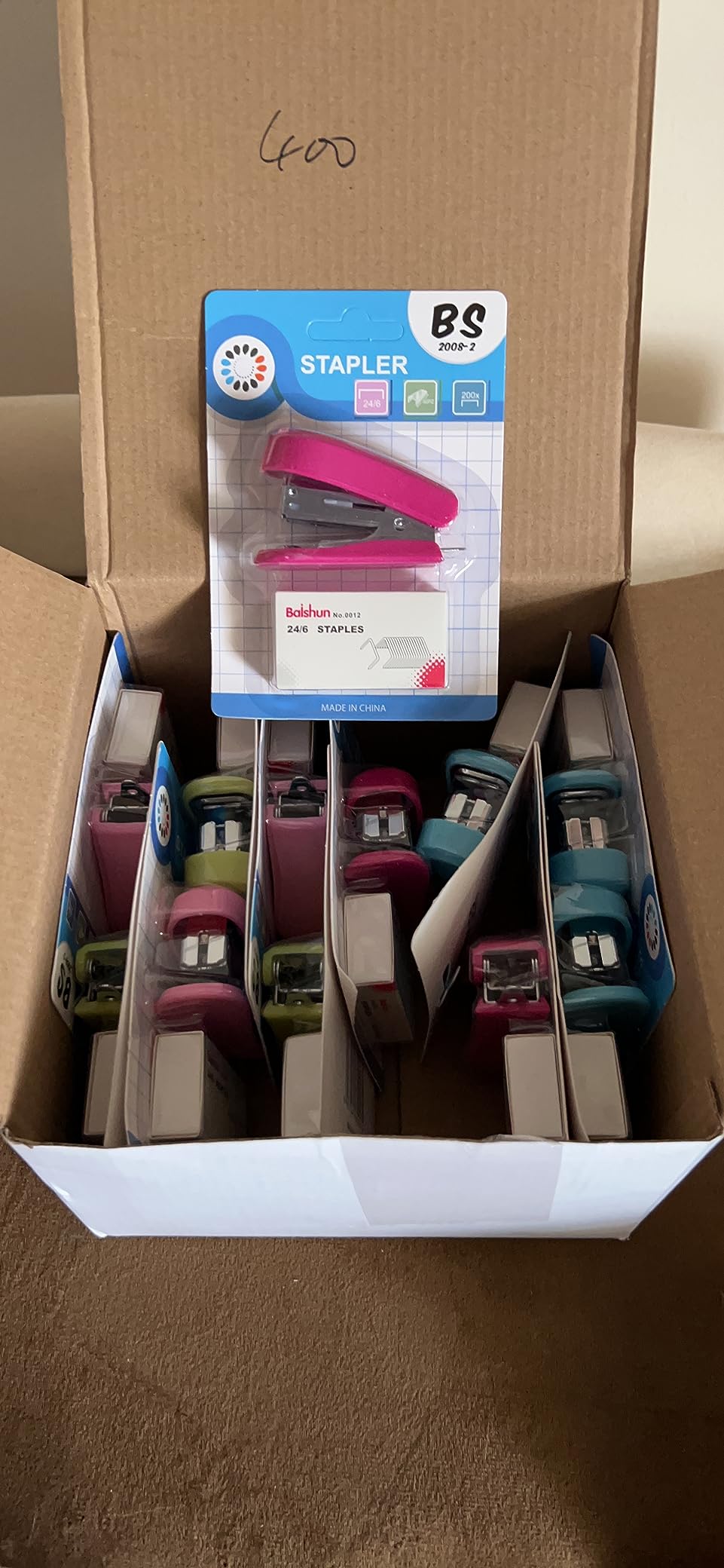 Amazon.com : Ctosree 12 Pieces Mini Stapler Bulk with 12 Boxes Staples ...