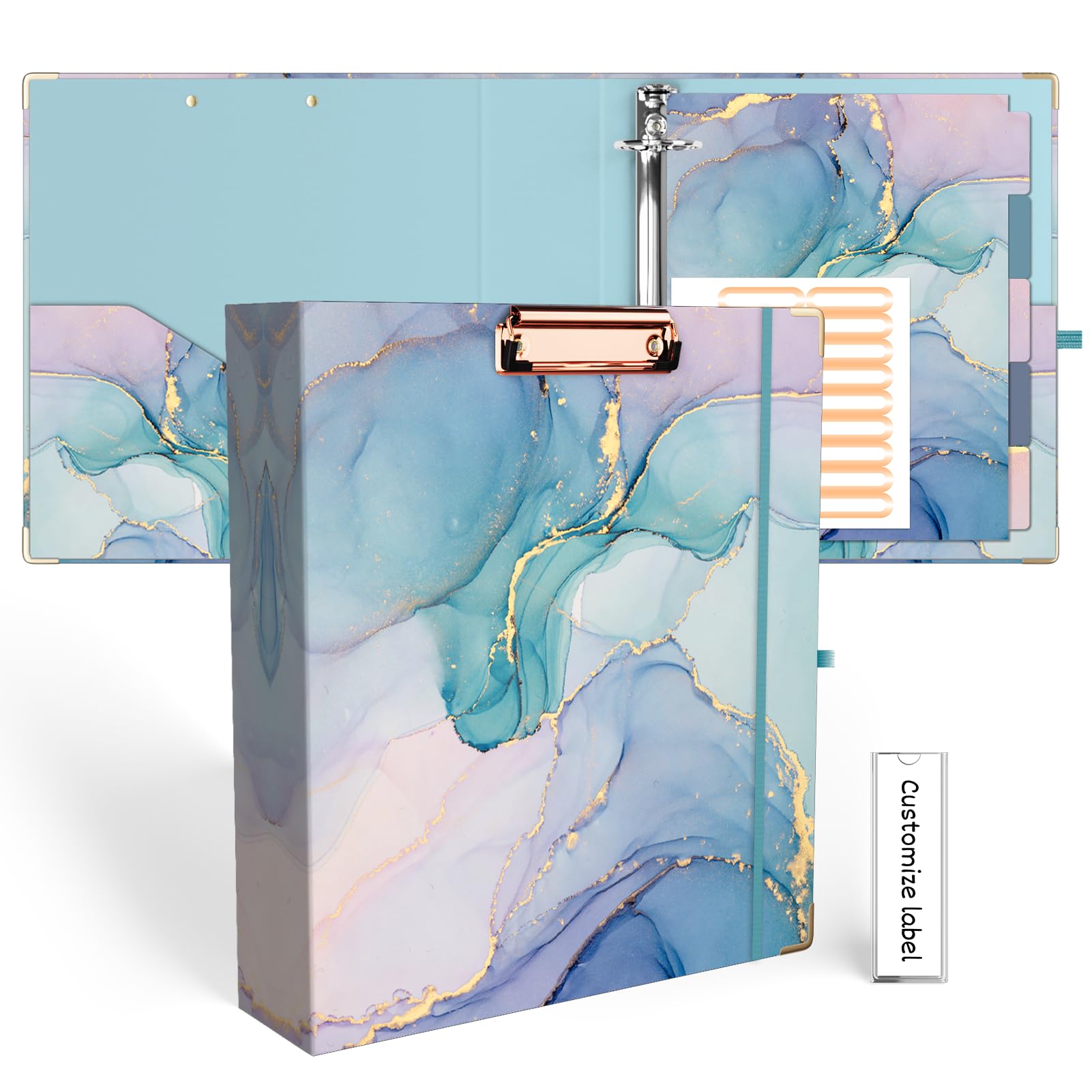 Snapklik.com : EYROZILL 3 Ring Binders 2 Inch