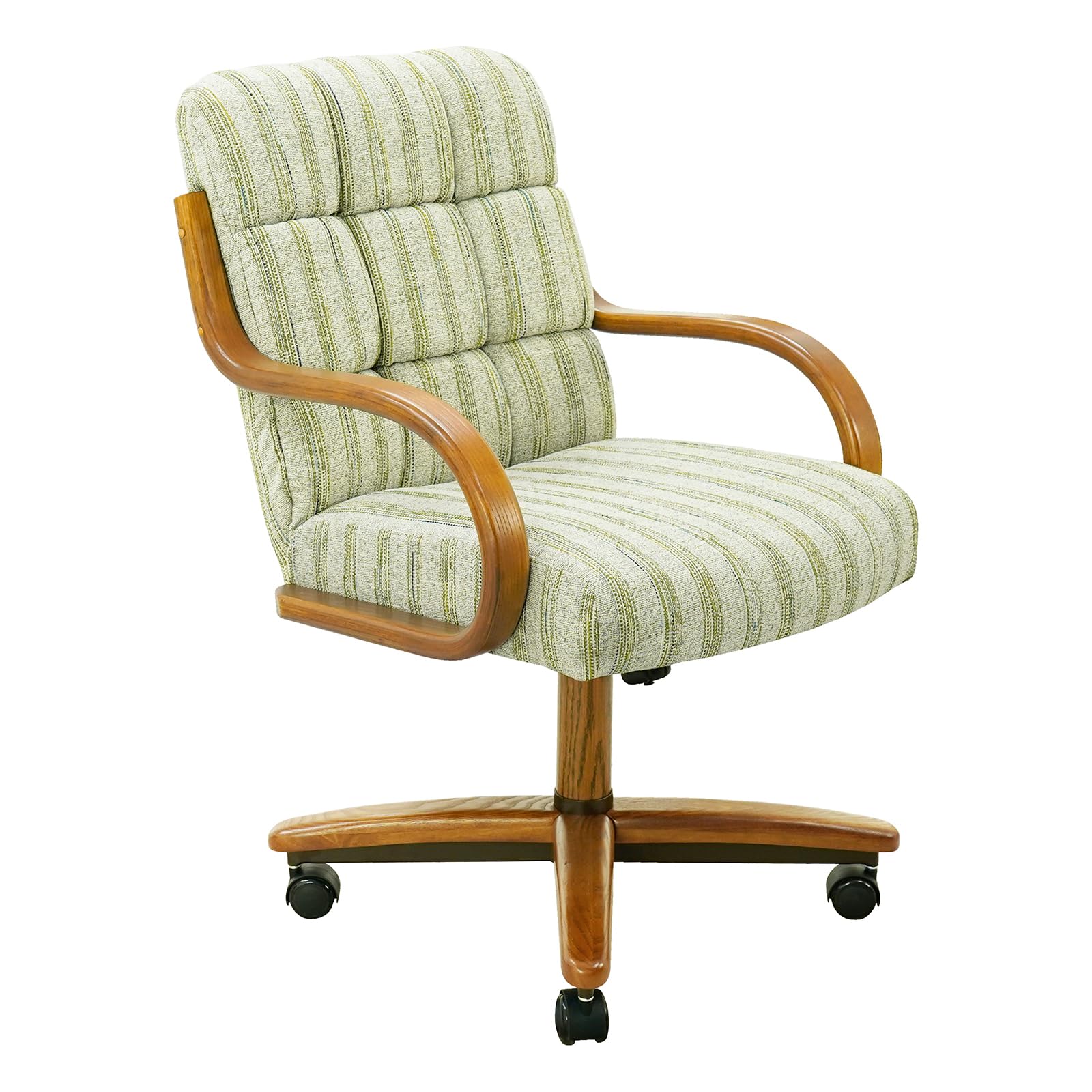 Amazon.com - Chromcraft Set of 1 Caster Swivel Tilt Dining Chairs ...