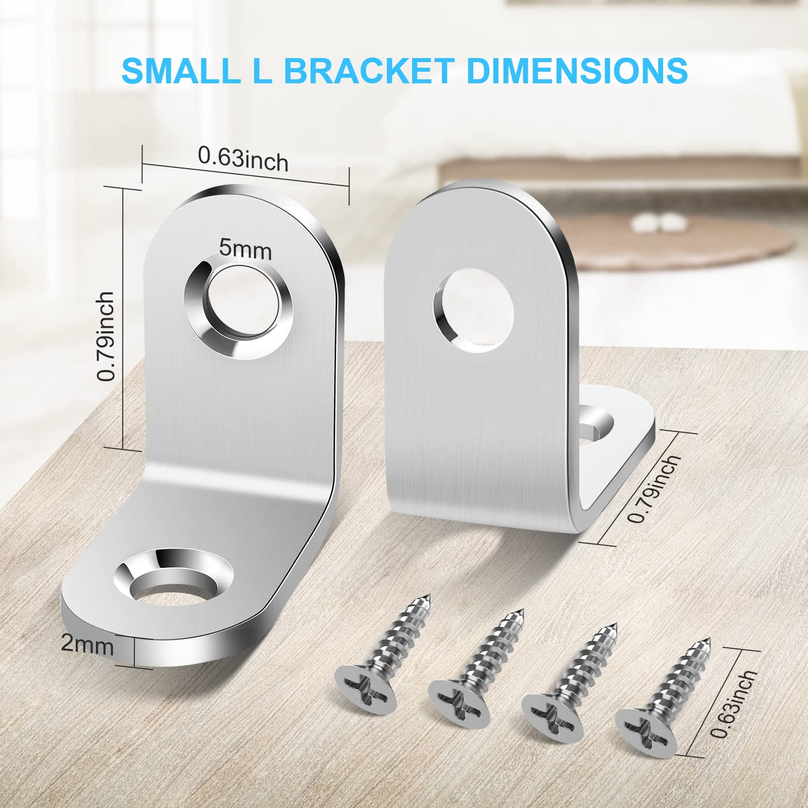 Small 90 Degree Brackets Right Angle Bracket, Small, For Strut Channel