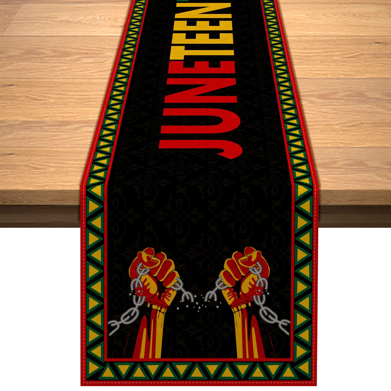 Vohado Linen Juneteenth Table Runner Black Pride Africa American ...