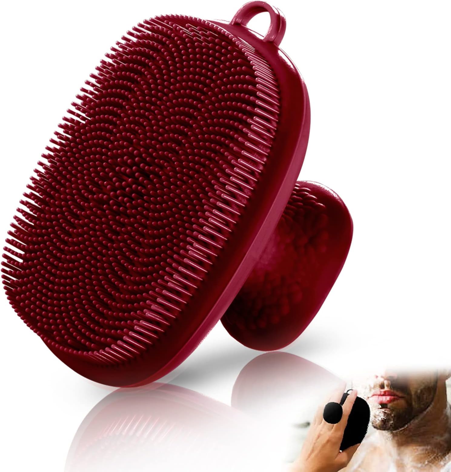 Amazon.com: Silicone Face Scrubber for Men Facial Cleansing Brush ...