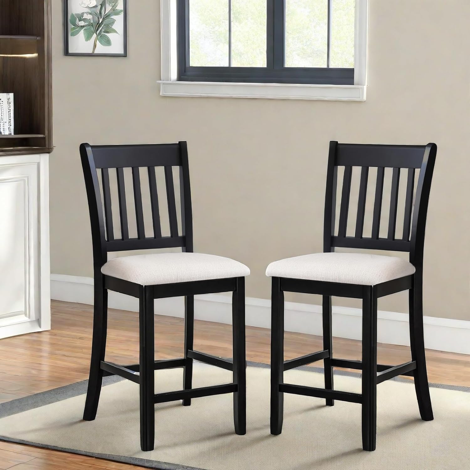 Amazon.com - ChicFurnit Dining Chair Set of 2,Kitchen Chairs with ...