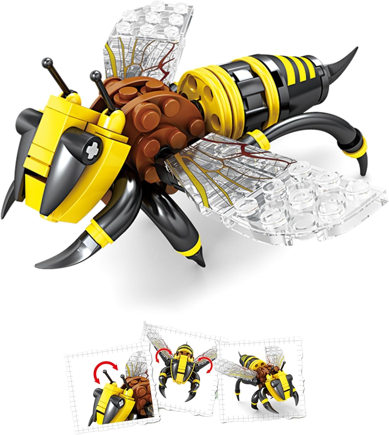 Amazon.com: Vilbocr Mini Insect Building Blocks Toy Insect Collection ...